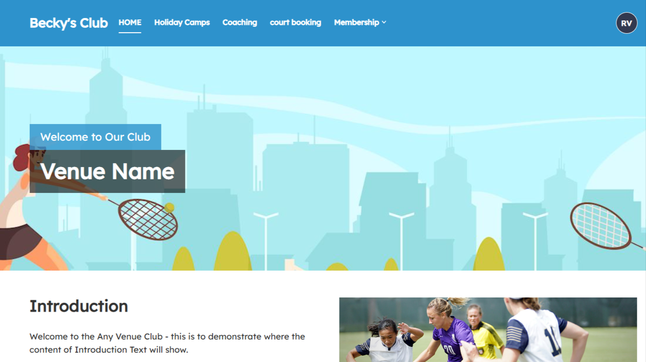 Your Website Design – ClubSpark